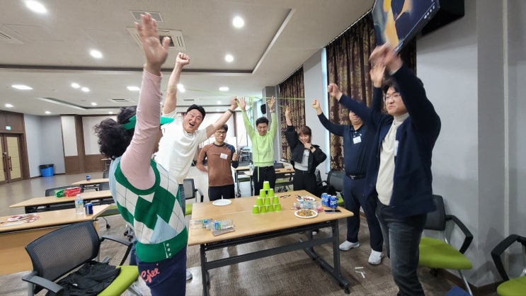 팀빌딩게임 협동게임 결속력을 올려주는 레크레이션게임 아카데미6기 워크샵 그현장속으로 네이버 블로그