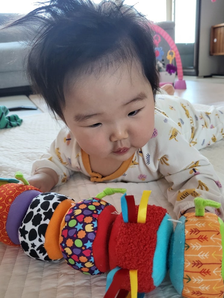 신생아장난감 터미타임 발달에 좋은 라마즈 나비애벌레선물세트 네이버 블로그