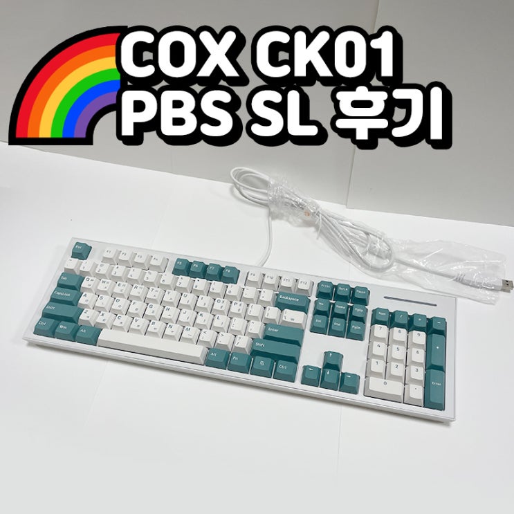 COX CK01 PBS SL 기계식 키보드 리뷰, 조용한 사무실에 저소음 백축 딱이야. : 네이버 블로그