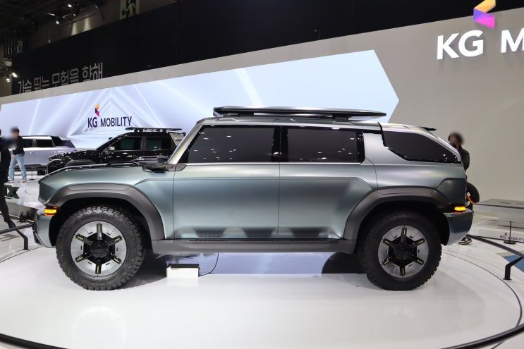 KG 모빌리티의 미래는 역시 전기차인가보다. 대형 SUV F100 컨셉카 : 네이버 블로그