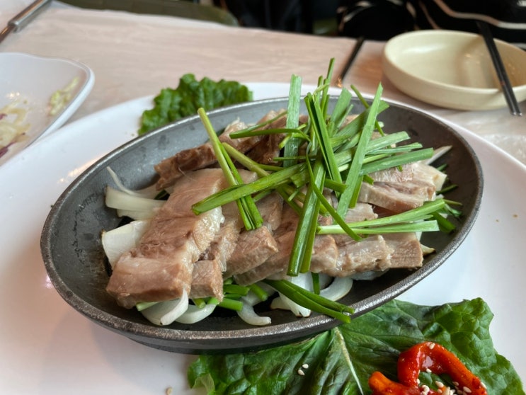 대전 수통골 맛집 배 터지는 세트 메뉴 동죽이네 보쌈 파전 만두전골 칼국수 네이버 블로그