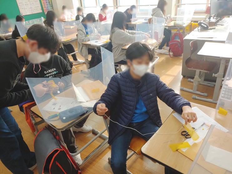 업사이클링 수업 바다 폐그물 마스크 이어 프리 Diy 키트 체험 서울 서라벌 중학교 새로운 업사이클링 교육 네이버 블로그