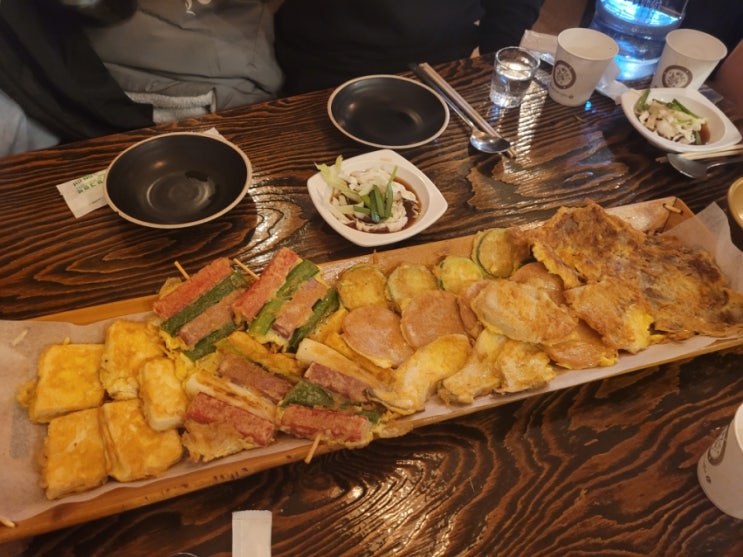 역삼역 막걸리 마시기 좋은 전집 초가마을 모듬전 해물파전 감자채전 육전 두부김치 네이버 블로그