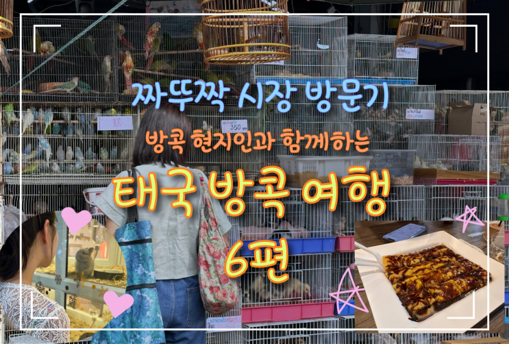 방콕 여행 6편 짜뚜짝 시장 방문기 쇼핑리스트와 맛집💕 네이버 블로그
