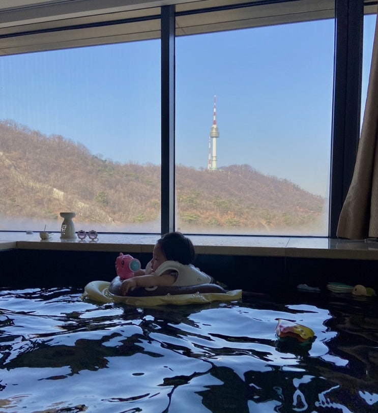 8개월아기랑 호캉스로 최고 남산 풀 디럭스조식 룸서비스 후기 네이버 블로그