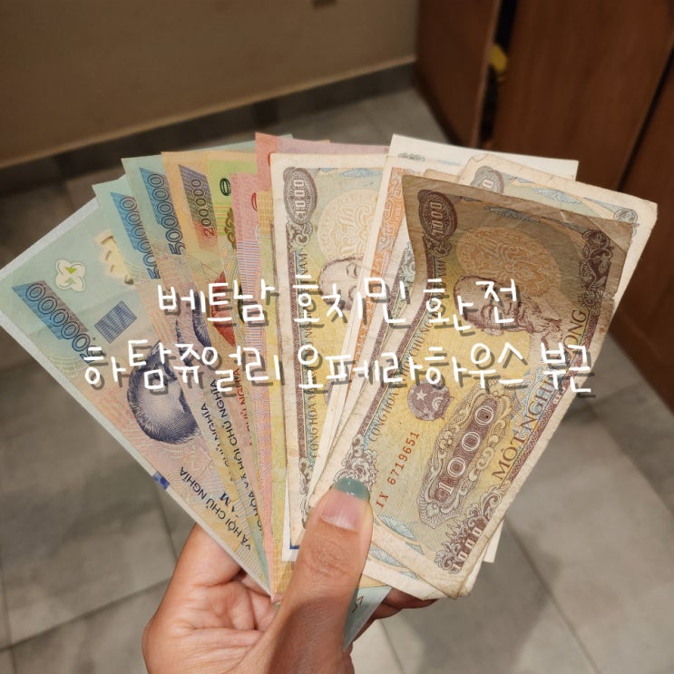 베트남 호치민 환전 달러 동으로 바꾸기 공항 금은방 벤탄시장 하탐쥬얼리 오페라하우스 부근 네이버 블로그