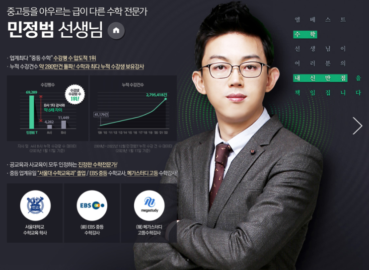 장안동 수학 영어 전과목 학원 저희 학원의 일타강사 수학 커리큘럼을 소개합니다 엠베스트se 공부습관8640 학원