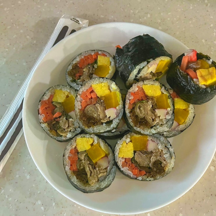 고봉민김밥인 신메뉴 제주흑돼지김밥 먹어본 후기 네이버 블로그
