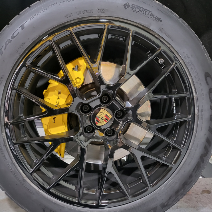 [명품휠스토리 일산점] 포르쉐 마칸 20인치 휠복원 유광블랙도색 : 네이버 블로그