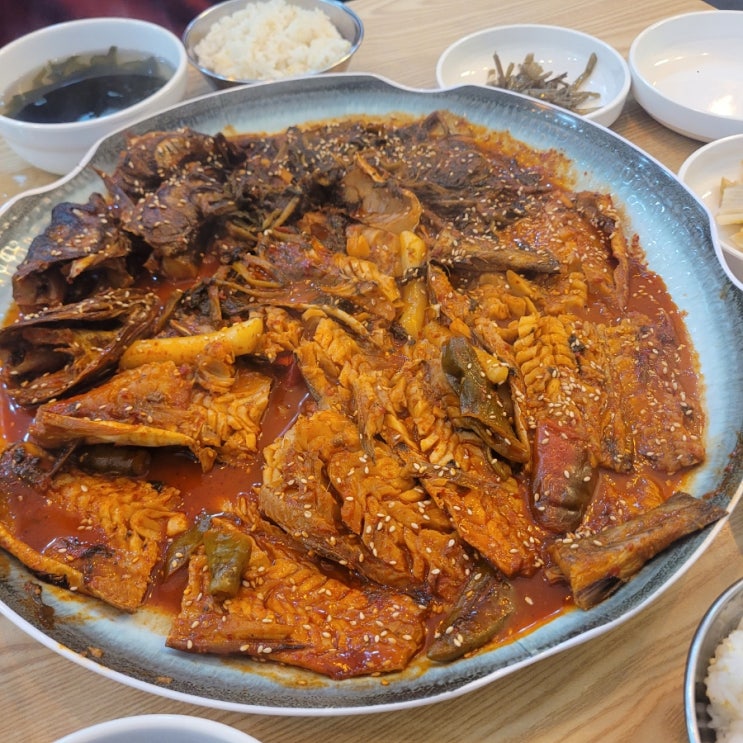 인하대역점심 매콤한 명자네명태조림 : 네이버 블로그