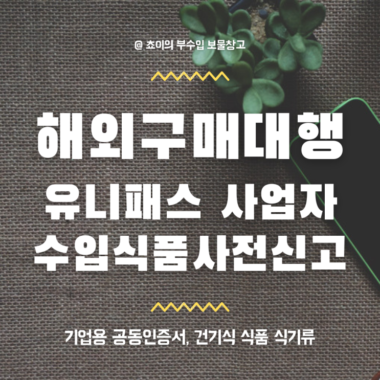 구매대행20 유니패스 사업자 가입 수입식품 사전신고 총정리 Ft 기업용 공동인증서 네이버 블로그