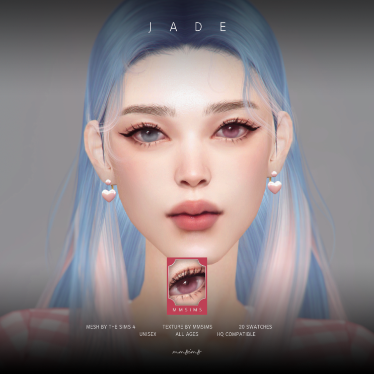 심즈4 CC 렌즈 · 오드아이 // MMSIMS Eyes Jade : 네이버 블로그