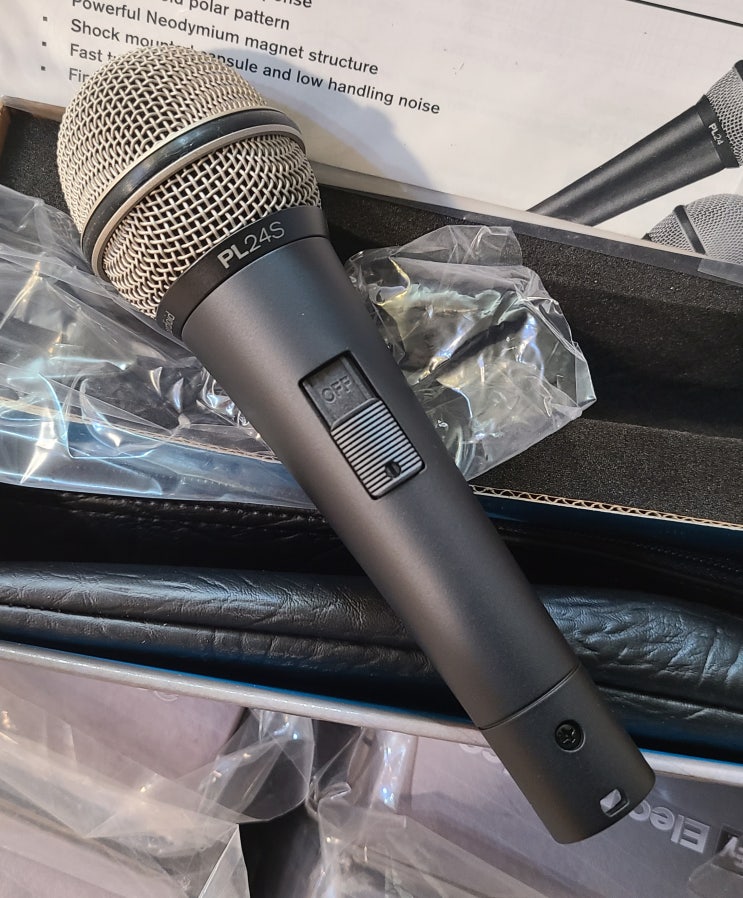 (EV)이브이 PL24S 보컬.설교용 다이나믹마이크 : 네이버 블로그