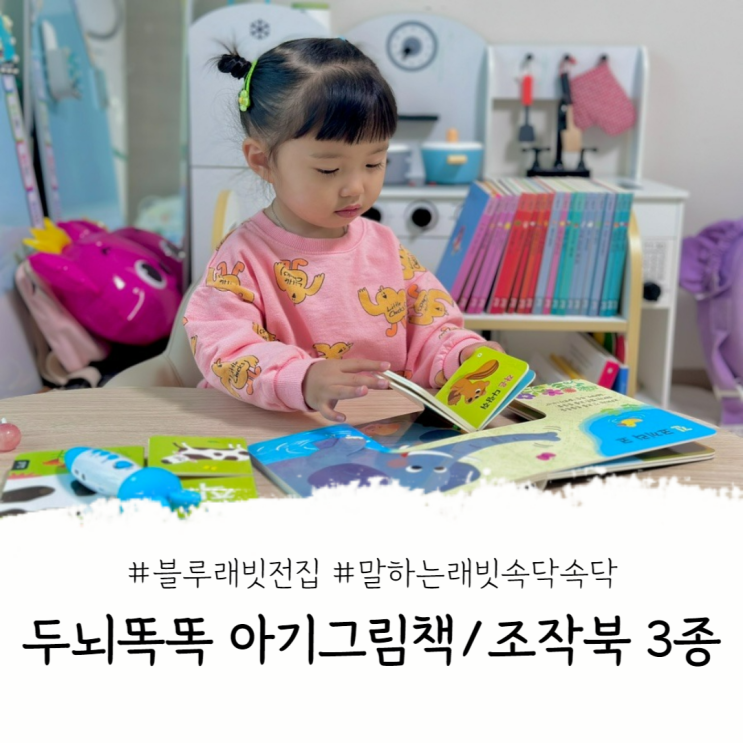 블루래빗 말하는래빗 속닥속닥 유아전집 두뇌똑똑그림 발달조작북 네이버 블로그