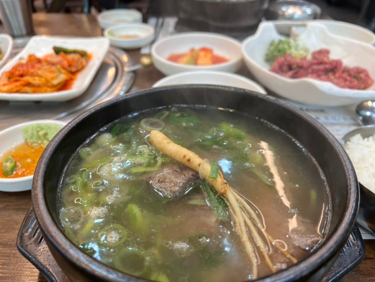 대전 중촌동 소고기 맛집으로 갈비탕과 육회가 맛있었던 곳 놀부네집 네이버 블로그