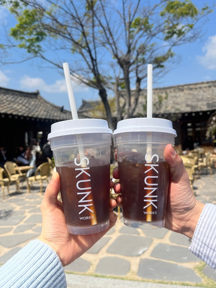경주 황리단길 카페 추천 ‘스컹크 웍스 방문 후기 다회용 컵 스컹크웍스 테이크아웃 네이버 블로그