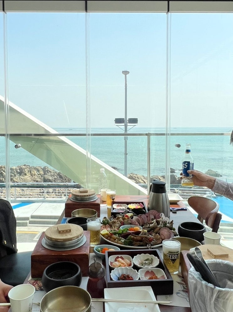 부산 송정 맛집 오션뷰에서 먹는 솥밥과 해물장 송정 미포집 네이버 블로그