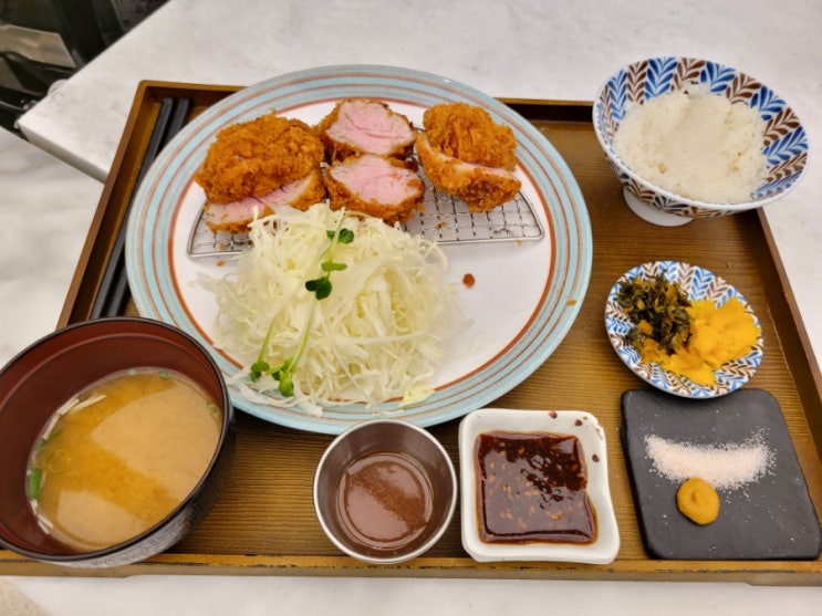 대전 신세계 백화점 지하푸드코트 아이와 먹을만한 음식 크레이지카츠 돈까스 메뉴 가격 속초코다리냉면 네이버 블로그