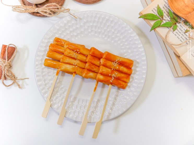 에어프라이어 떡꼬치 만들기 백종원 떡꼬치 소스 양념 떡볶이떡요리 아이간식추천 네이버 블로그