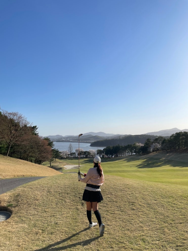 김포씨사이드cc 바다 보이는 골프장 클럽하우스 메뉴 그린스피드 26 네이버 블로그