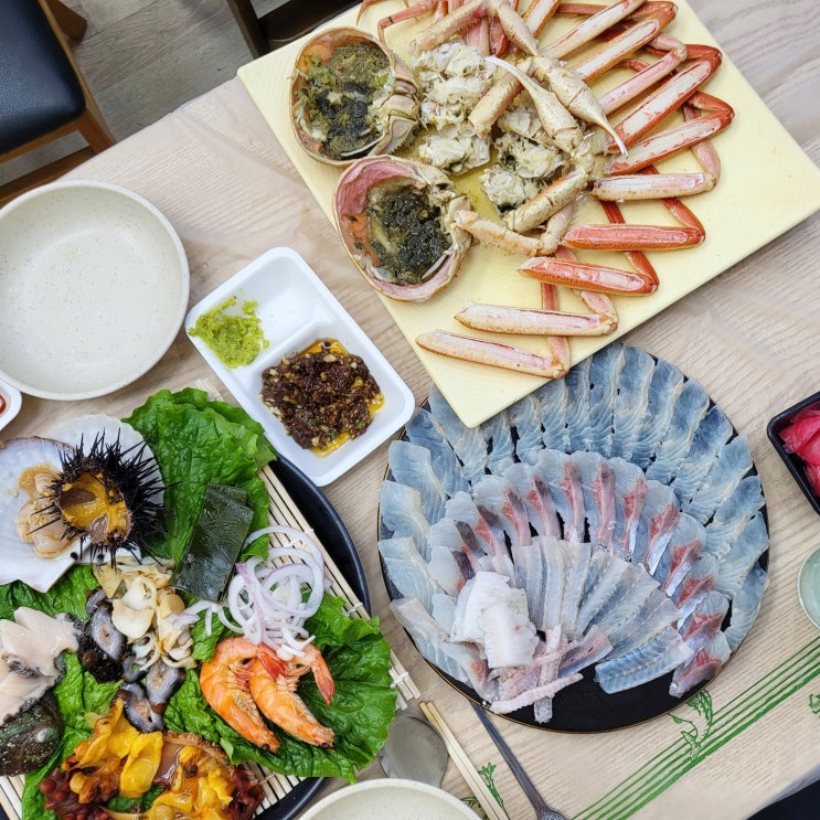 대포항 대게 맛집 아기랑 속초여행 때 저녁 먹기 좋은 털게줄가자미 전문 강남활어 네이버 블로그
