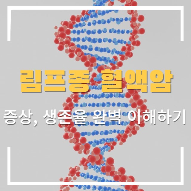 림프종 혈액암 증상 생존율 완벽 이해하기 네이버 블로그