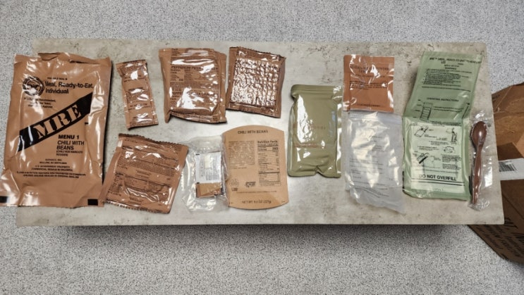[전투식량 MRE.1] CHILI WITH BEANS : 네이버 블로그