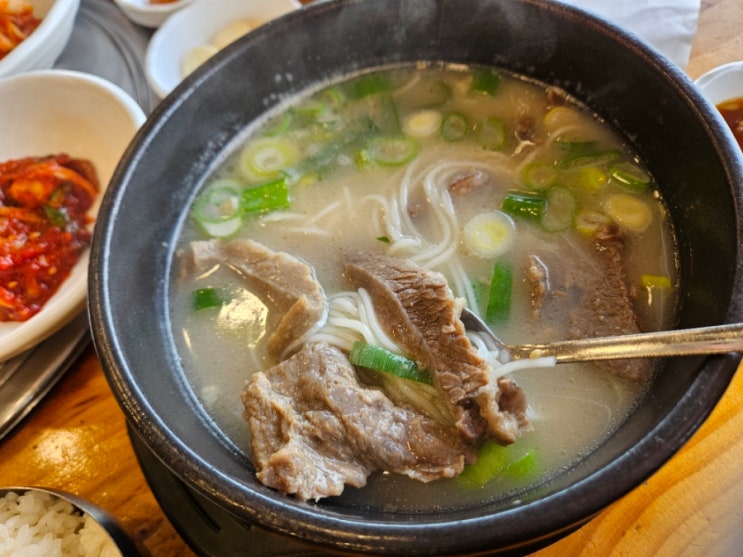 협찬×이천 신둔 사음동 점심 찐맛집 발견 일명 쌈싸먹는 설렁탕부드러운고기and찐한국물이 예술인 홍박사인생고기 네이버 블로그