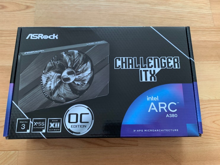 Intel Arc A380 GPU 인텔 아크 A380 AV1 인코딩 그래픽카드 언박싱/소개/영상샘플 : 네이버 블로그