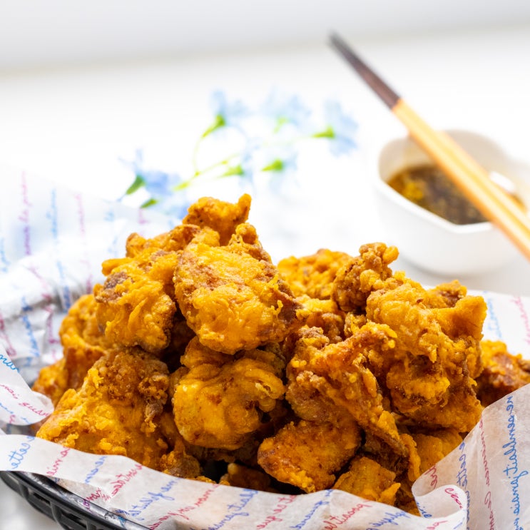 순살 후라이드 치킨 만들기 후라이드 치킨파우더 튀김가루 레시피 : 네이버 블로그