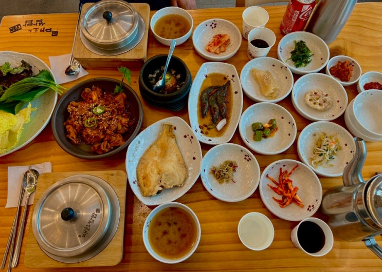경기도김포맛집 매화쌈밥쌈과 제육볶음 새우장까지 무한리필 네이버 블로그