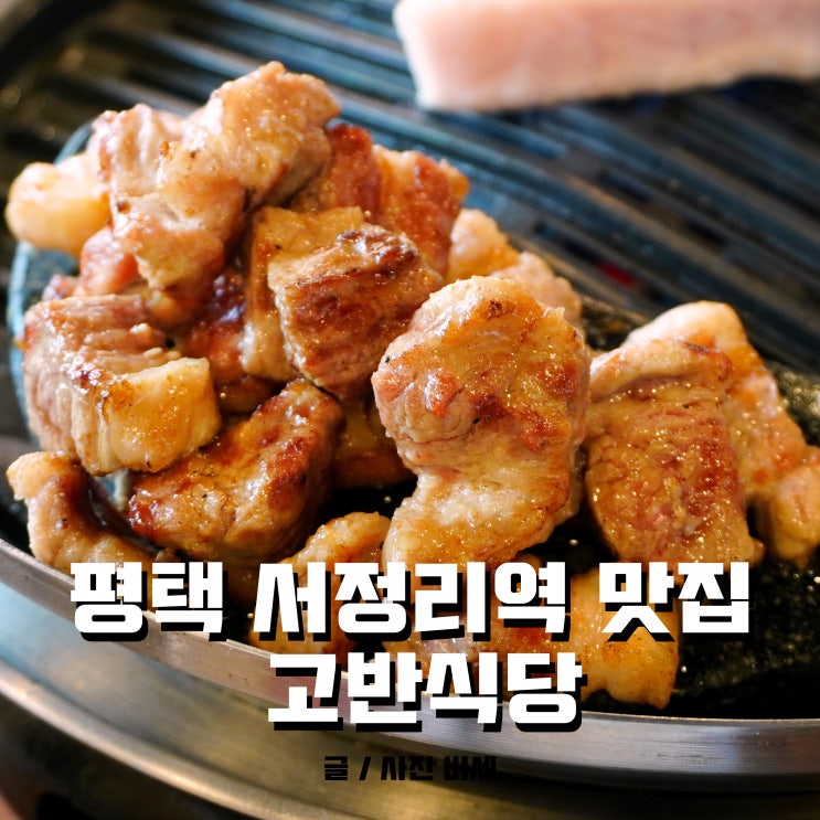 평택 서정리역 맛집 회식으로 딱이야 고반식당 평택고덕점 네이버 블로그