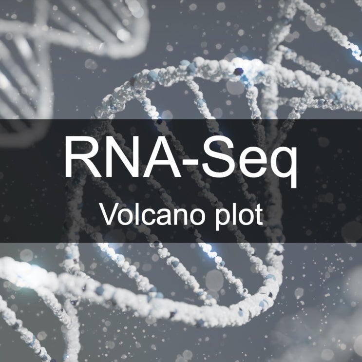[Bioinformatics / RNA-Seq] Volcano plot 설명 및 코드 : 네이버 블로그