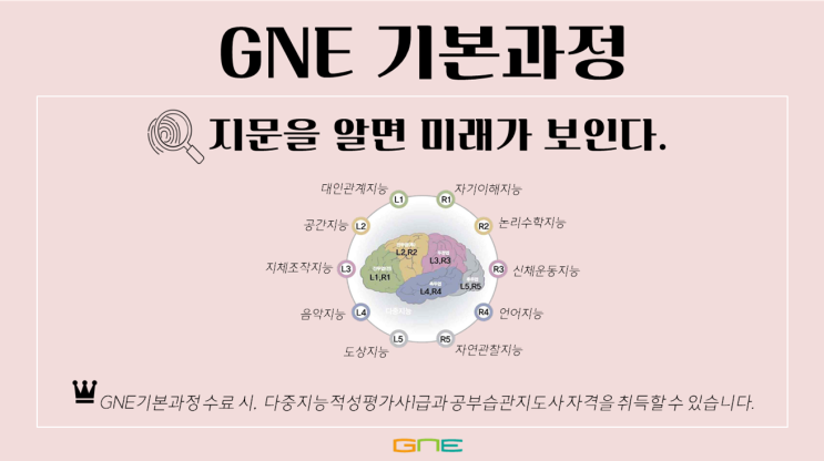 GNE상담사 양성 과정, 서울/경기,다중지능적성평가사,공부습관지도사 : 네이버 블로그