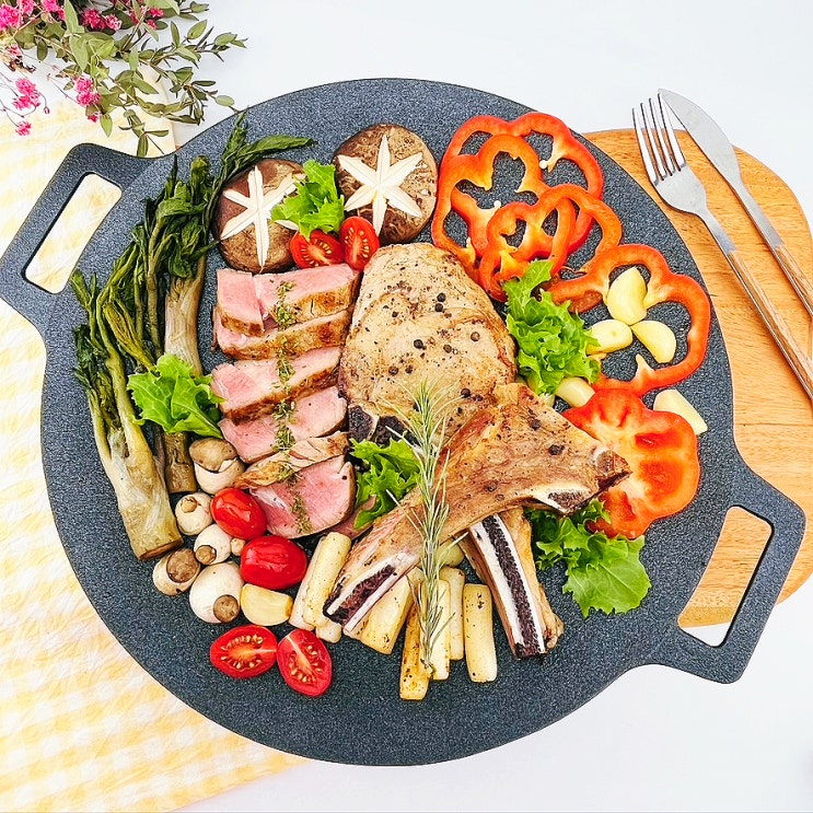 토마호크 스테이크 굽기스테이크 맛있게 굽는 법캠핑요리파티 음식스테이크 시즈닝 가니쉬 네이버 블로그