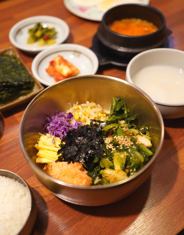믿고 먹을 수 있는 깔끔한 비빔밥 금정구 봉선민들레 부산로컬맛집 네이버 블로그