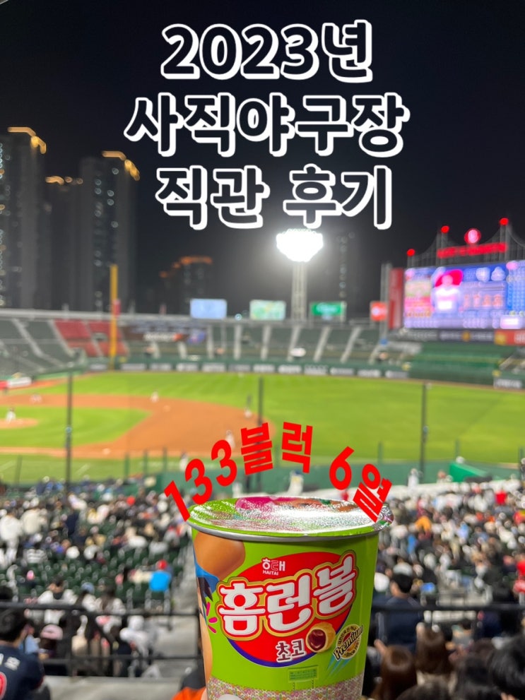 사직야구장 직관후기 1루 내야상단석 133블럭 롯데자이언츠vs엘지트윈스 경기 엘롯라시코 네이버 블로그