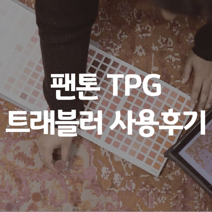 브랜드에서의 팬톤 TPG 트래블러 사용 : 네이버 블로그