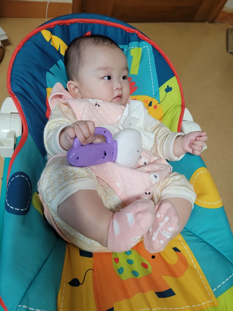 신생아 바운서 추천 아기 바운서 사용 시기 필수템 피셔프라이스 네이버 블로그