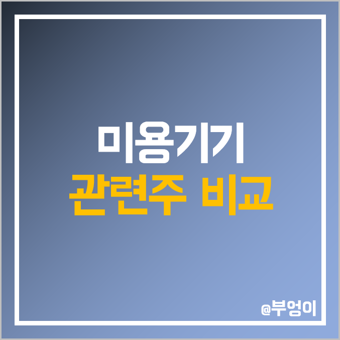 국내 미용기기 관련주 비교 비올 메디톡스 클래시스 하이로닉 대웅제약 유한양행 제이시스메디칼 루트로닉 휴젤 이루다 휴메딕스