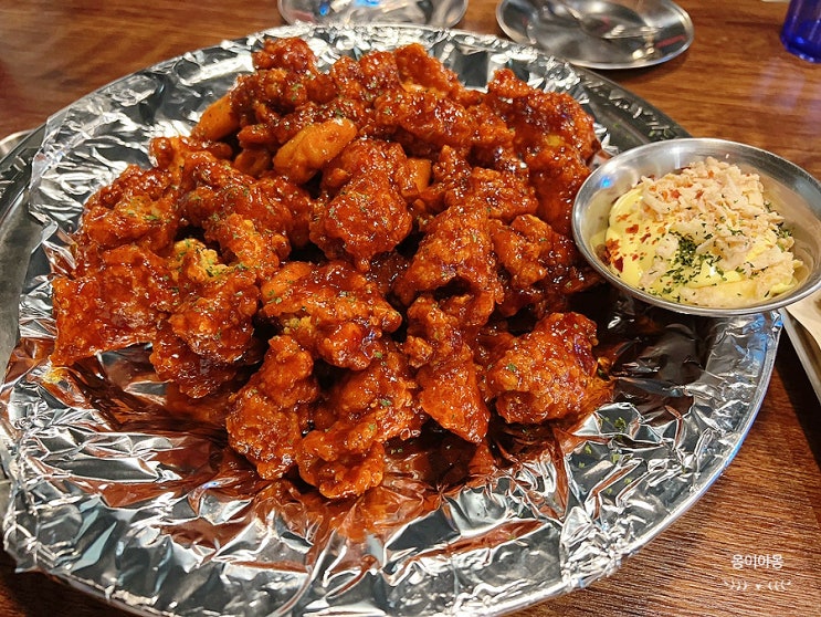 천호 치킨 맛집 철인7호 천호점 치맥 한잔하고 싶은 날엔 고민없이 여기로 굽은다리굽은다리역 맛집 네이버 블로그