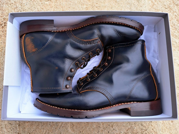 레드윙 9060 벡맨 블랙 클론다이크 플랫박스: Red Wing 9060 Beckman Black Klondike Flatbox ...