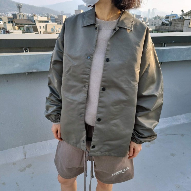 [ESSENTIALS] 피어오브갓 23SS 에센셜 코치 자켓 OAK 202BT212013F : 네이버 블로그