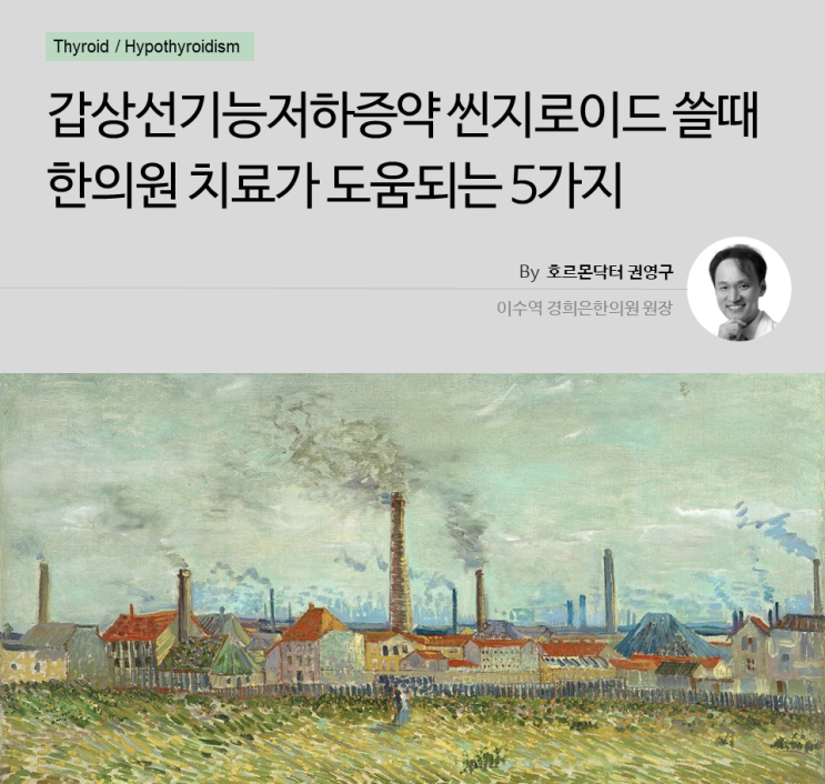 갑상선기능저하증약 씬지로이드정을 쓸때 한의원 치료가 도움되는 5가지 네이버 블로그