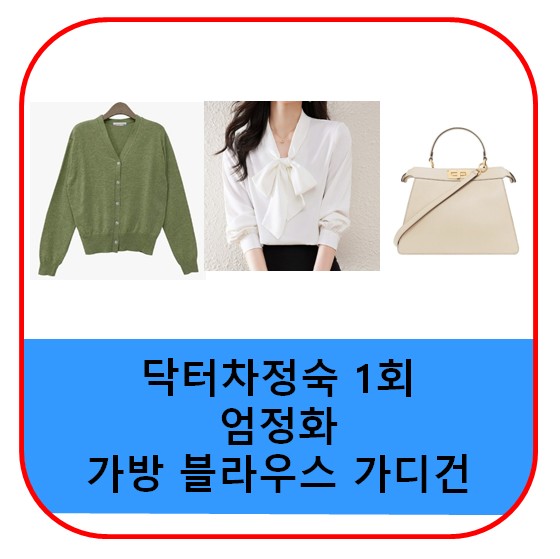 닥터 차정숙 엄정화 옷 가방 블라우스 셔츠 가디건 자켓 백 패션 가격 네이버 블로그