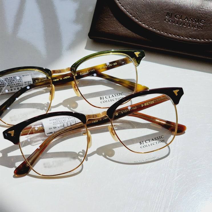 [BJ클래식 서몬트 S-861, 86103, 86126] 오래 써도 질리지 않는 클래식한 일본안경 하금테 @시흥안경백화점 ...