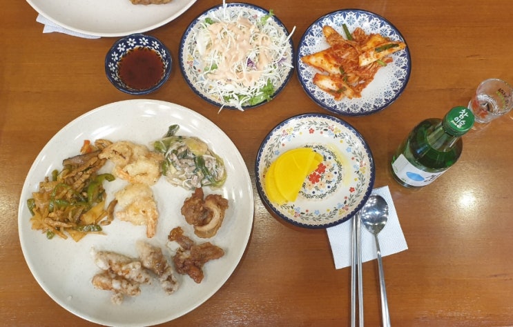 내돈내산 일산 맛집 만원의 행복 백석역 가성비 좋은 중국요리 작은 뷔페 팬더웍 네이버 블로그