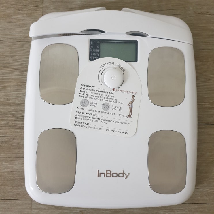 가정용 인바디 H20 체중계(Inbody H20N)/앱 연동, 인바디 활용하는 방법 : 네이버 블로그