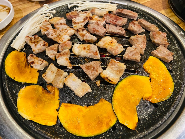 여수 무한리필 고기집 은행동갈비집에서 배불뚝한 저녁 네이버 블로그