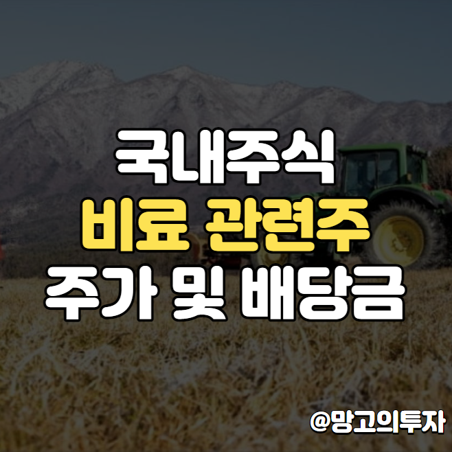 국내주식 비료 관련주 Kg케미칼 태경비케이 남해화학 롯데정밀화학 주가 및 배당수익률배당금 시가총액 Per Pbr Roe